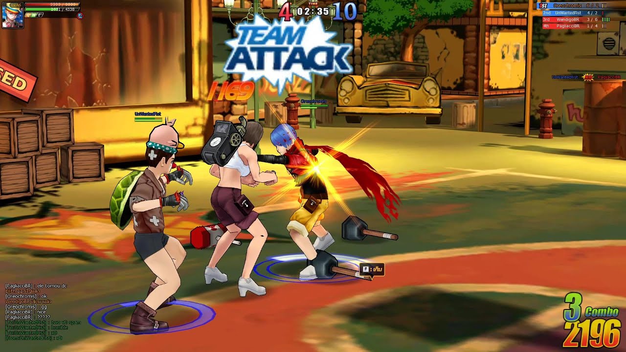 Zone 4 Fight District PvP 2v2 - YouTube