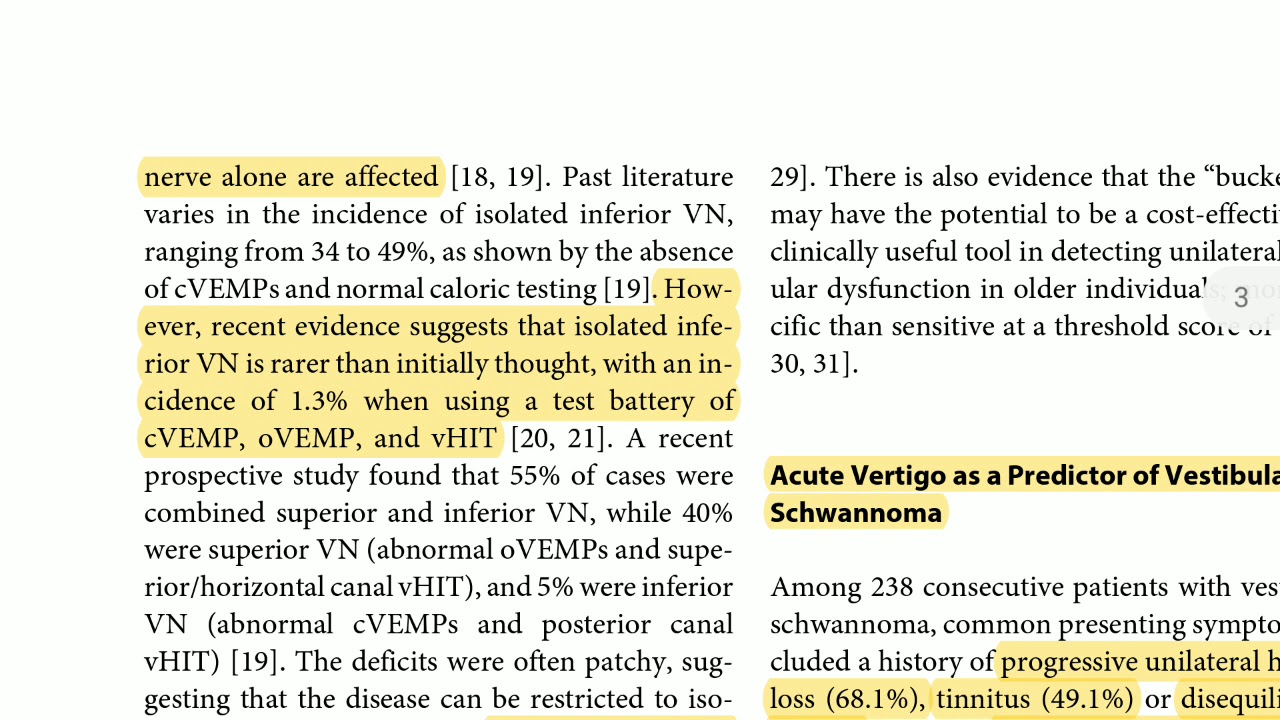 Vestibular neuronitis: recent advances in etiology, diagnostic ...