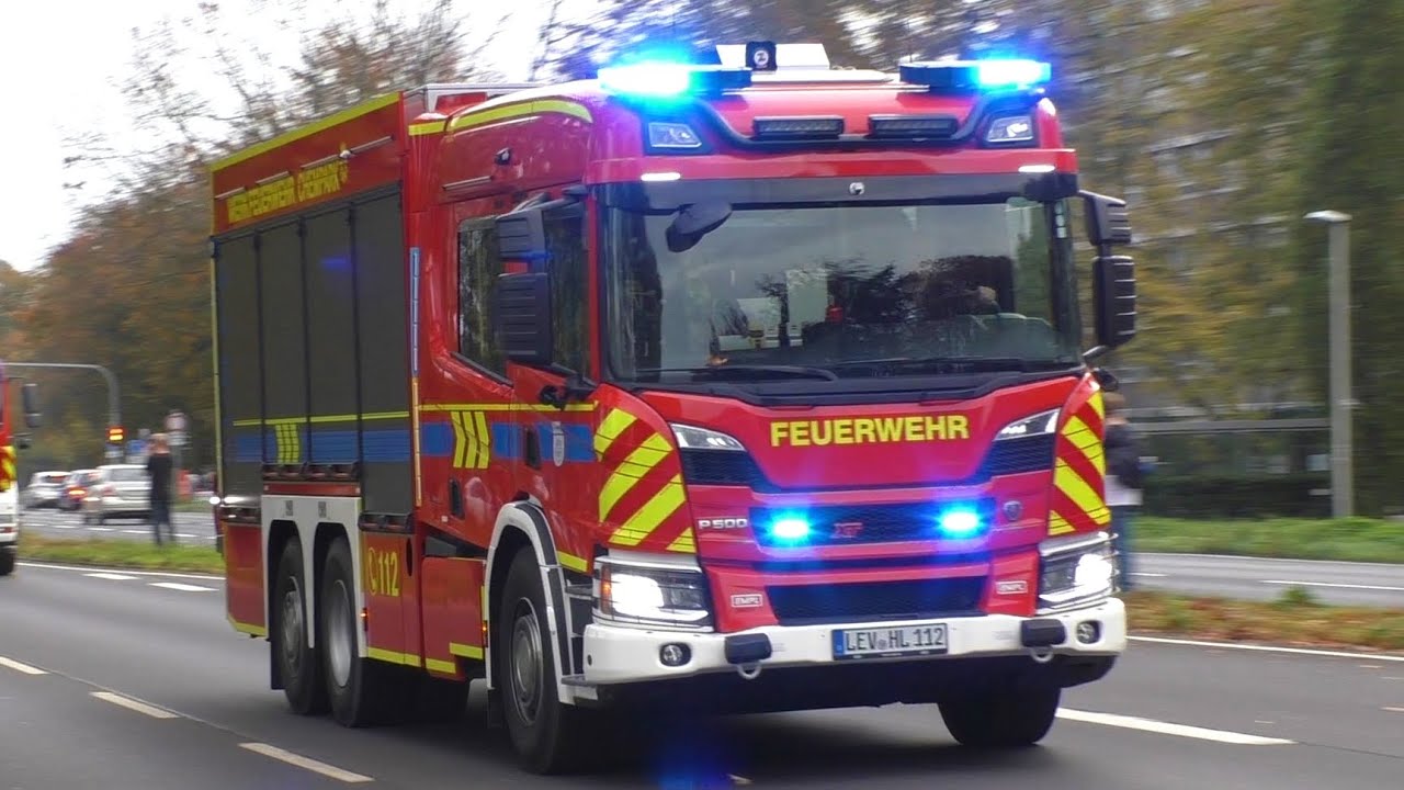 [NEUFAHRZEUG!] - Werkfeuerwehr CHEMPARK Leverkusen auf Alarmfahrt - 27 ...
