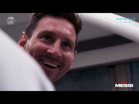 Leo Messi Day 1 at PSG . Behind the scenes