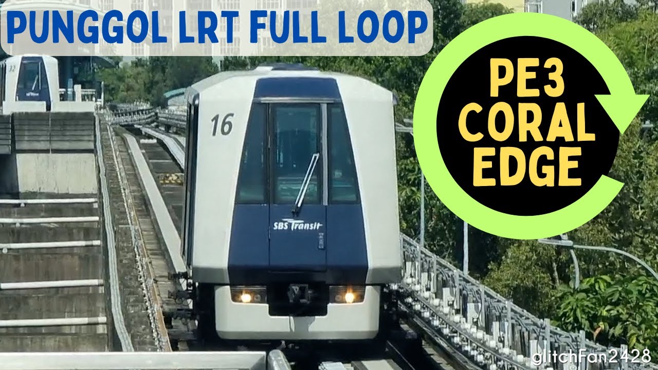 [SBST] Set V16 Full Loop on Punggol LRT East start/end PE3 Coral Edge ...