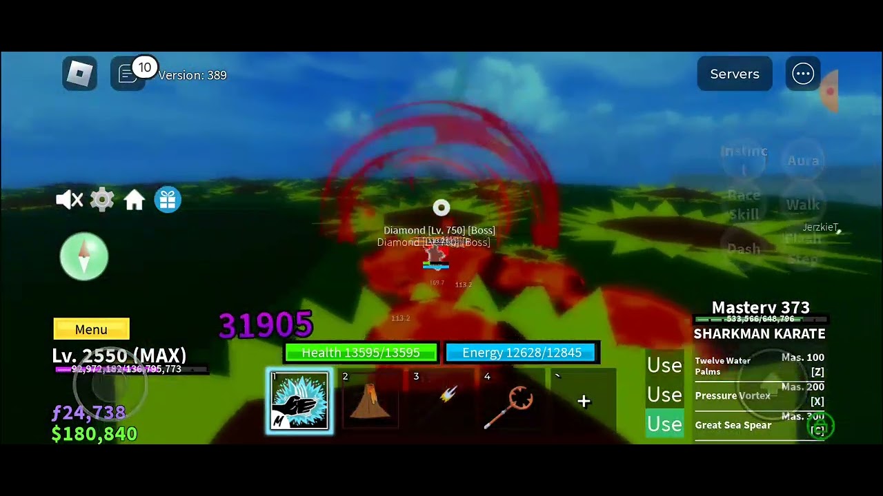 beating Jeremy smoke amiral and tide keeper blox fruits - YouTube