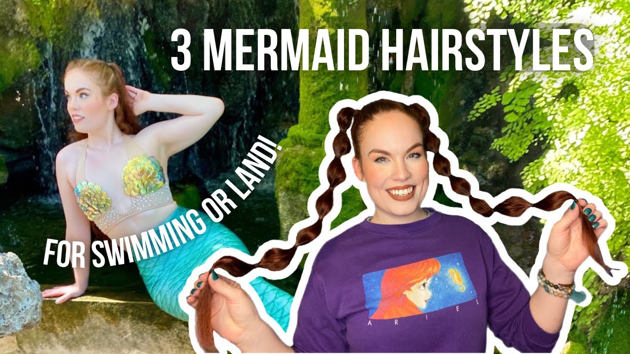 3 Easy Mermaid Hairstyles for Swimming, Dry Events, and Human Life ...