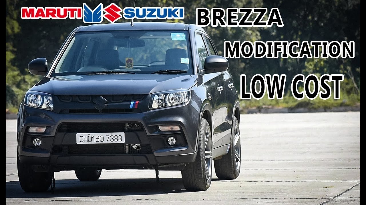 Maruti Suzuki Brezza LDi Alloys Modification at Low Cost - YouTube