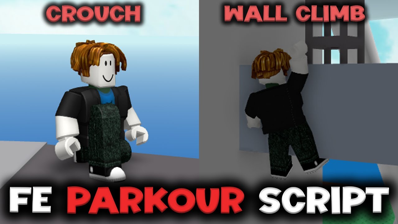 FE Parkour Script Showcase - ROBLOX EXPLOITING - YouTube