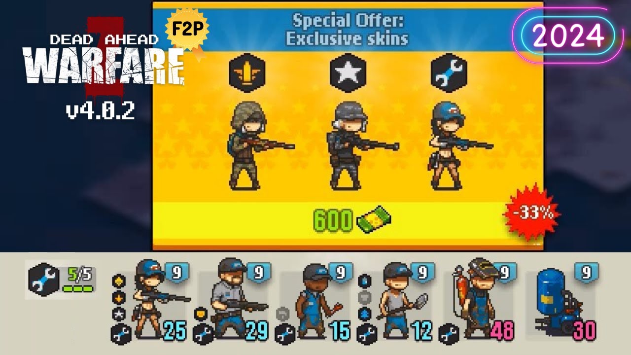 Buy Polina skins bundle and try 5-mechanic synergy 🔧 Dead Ahead: Zombie Warfare v4.0.2 DAZW ...