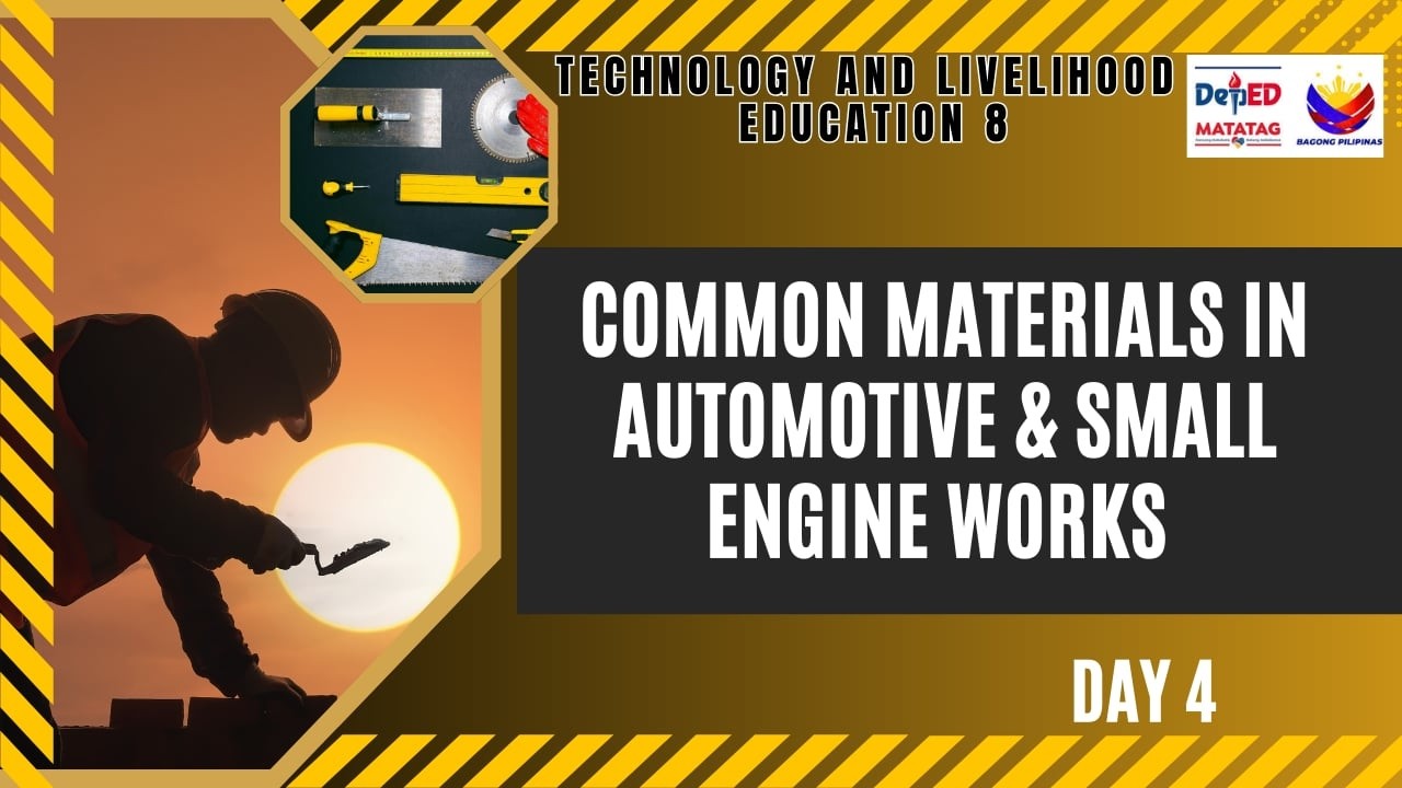 TLE 8, Quarter 4, Week 2, Lesson 2, Day 4 - YouTube
