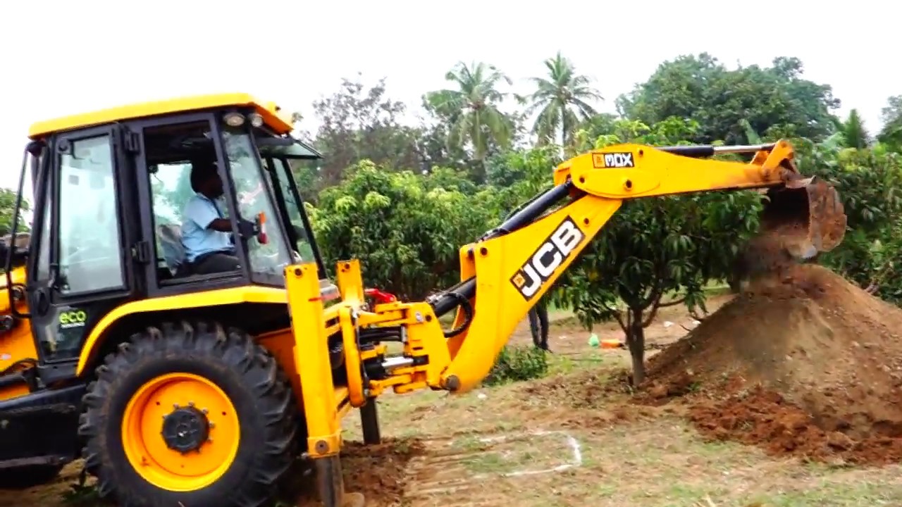 JCB Working Video | Jcb working with Mango Tree Land | My Village Life ...