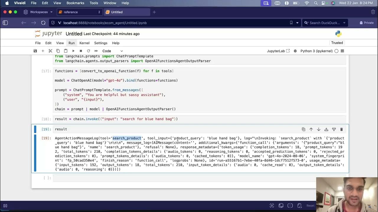 How to build AI Agent using LangChain | E-commerce Chatbot - YouTube