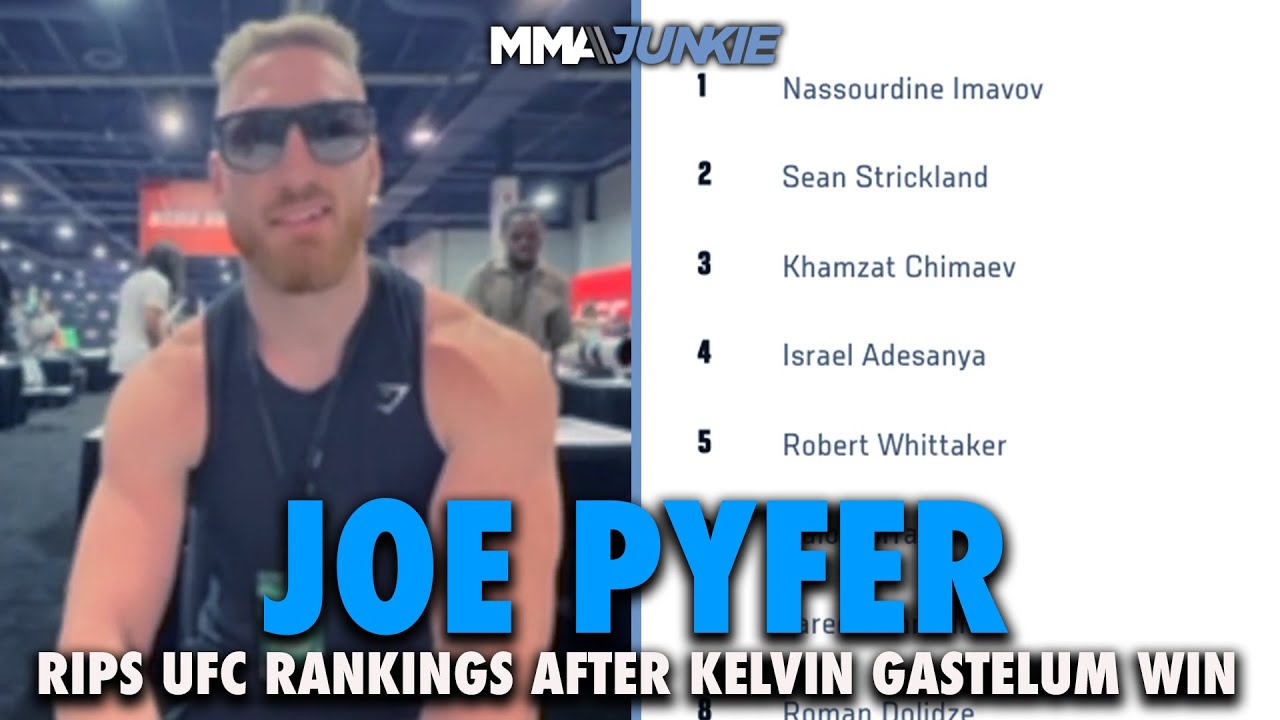 Joe Pyfer thinks 'it's wild' that he's not a ranked UFC middleweight