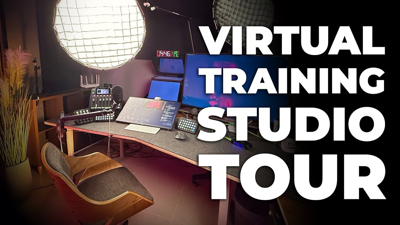Behind the Scenes, How My Virtual Training Studio Is Set Up - YouTube