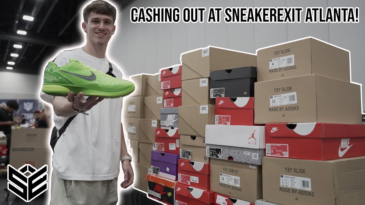 CASHING OUT & CATCHING FAKES AT SNEAKEREXIT ATLANTA - YouTube