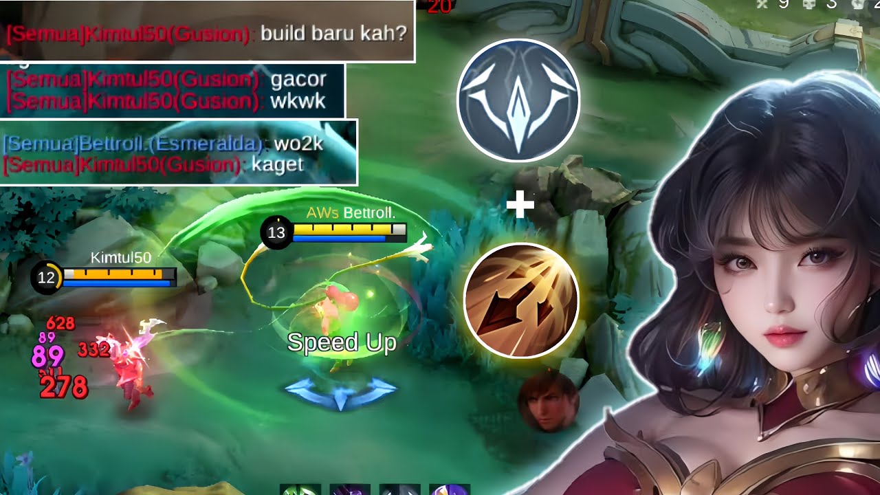 ESMERALDA NEW BUILD ! WAR CRY + ITEM ATTACK SPEED + INSPIRE !!! ESMERALDA BRUTAL DAMAGE - YouTube