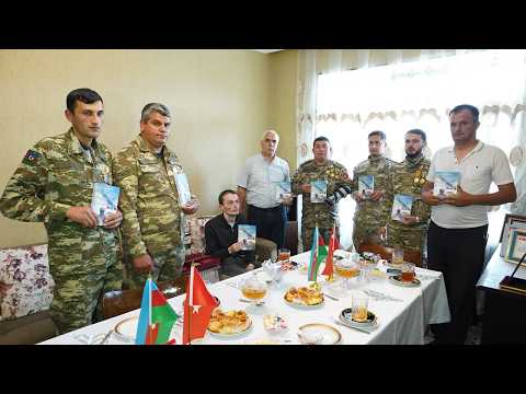 Etibar Həsənzadə Daşkəsən rayon Vətən Müharibəsi qaziləri ilə görüşdən öncə. MP4