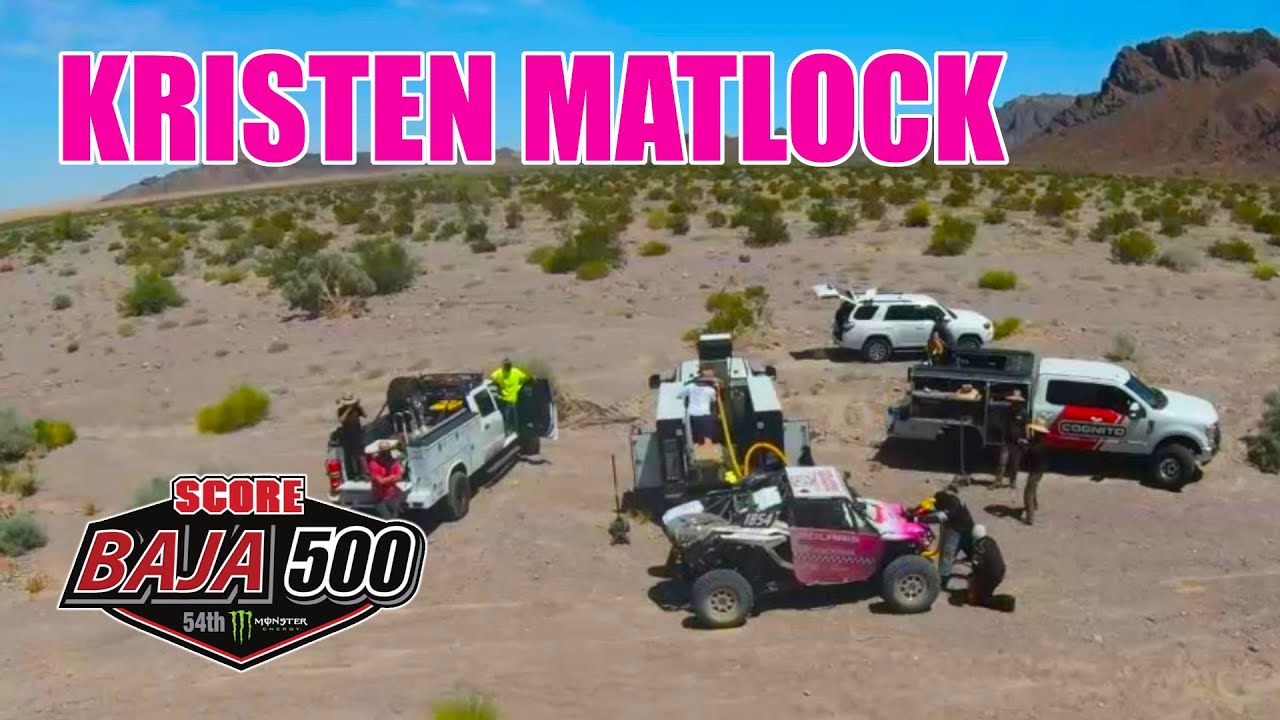 kristen Matlock Baja 500 pit stop - YouTube