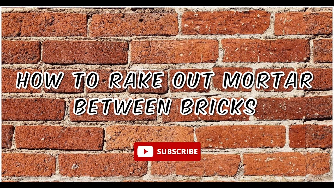 How to rake out / Remove mortar between bricks. Tools, PROS & CONS ...