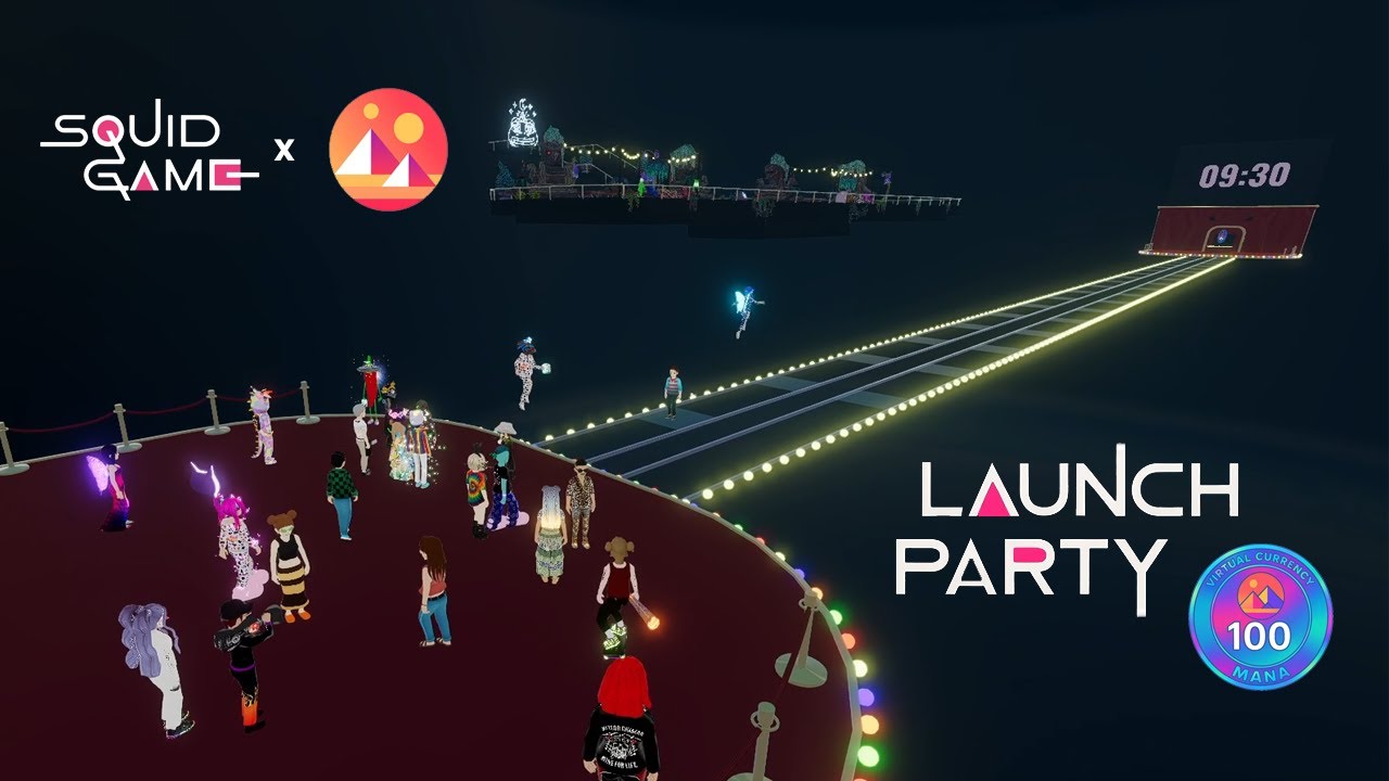 Glass Bridge Game x Netflix Squid Games Launch Party in Decentraland ...