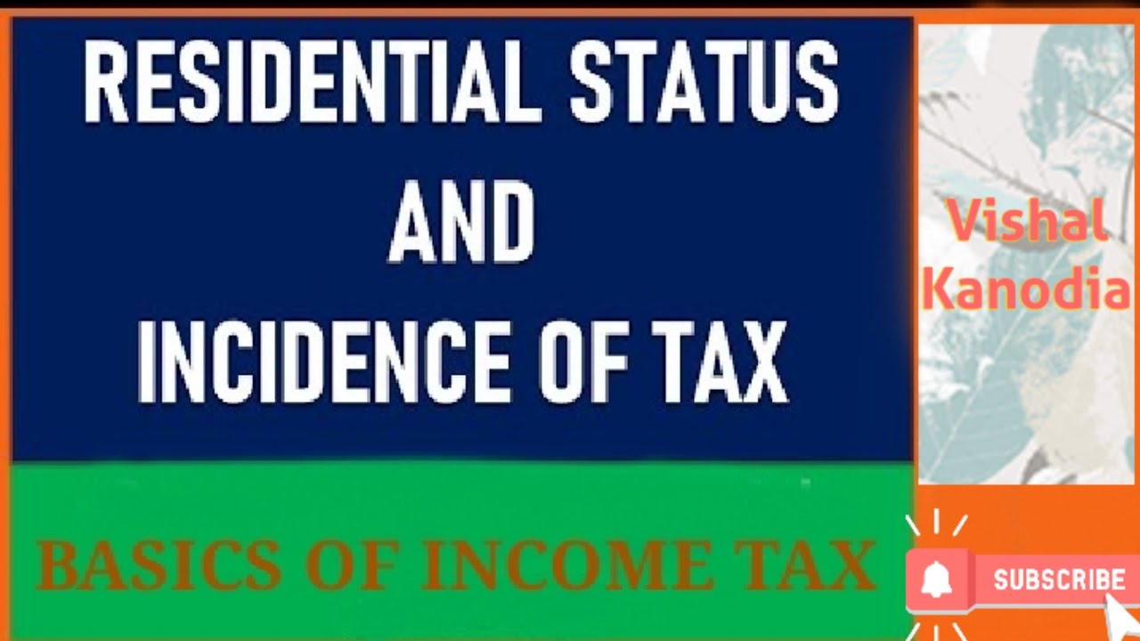 BASICS OF INCOME TAX - YouTube
