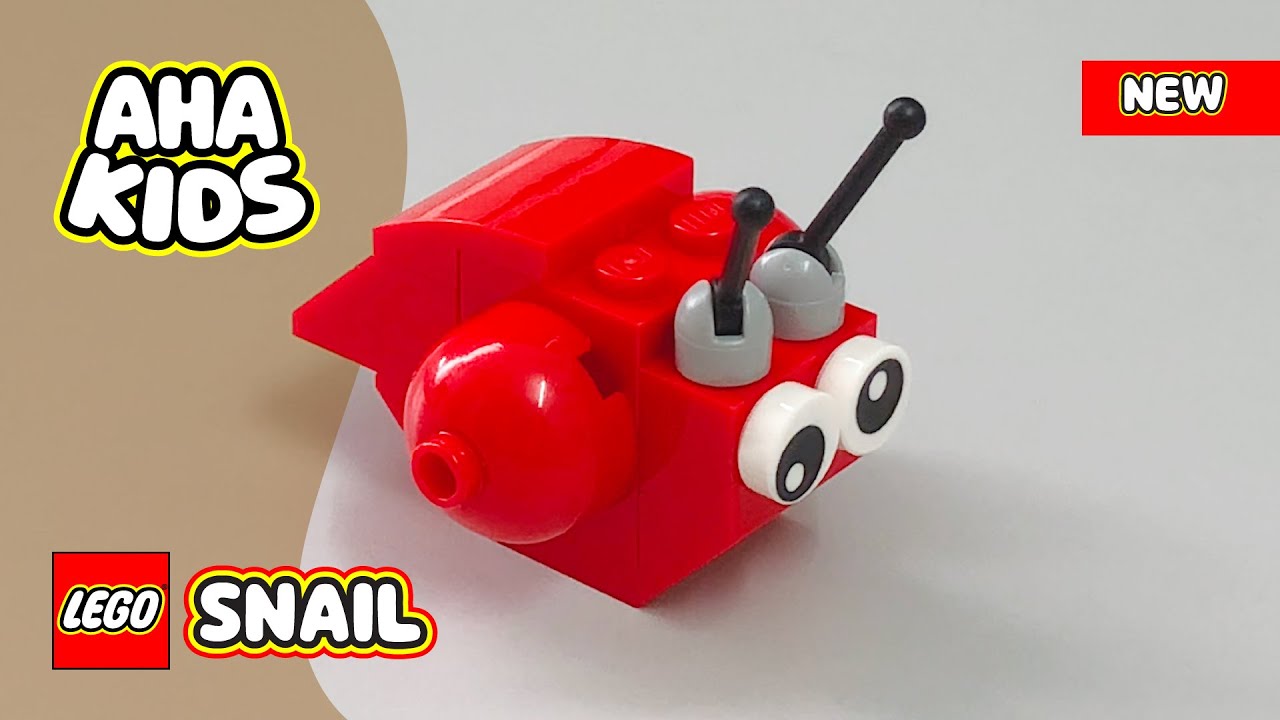 LEGO Snail 002 Building Instructions — LEGO Classic Creative DIY - YouTube