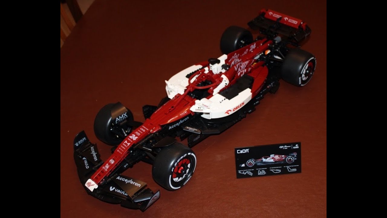 Building the Lego (CaDa) Alfa Romeo F1 Car (C64005W) - YouTube