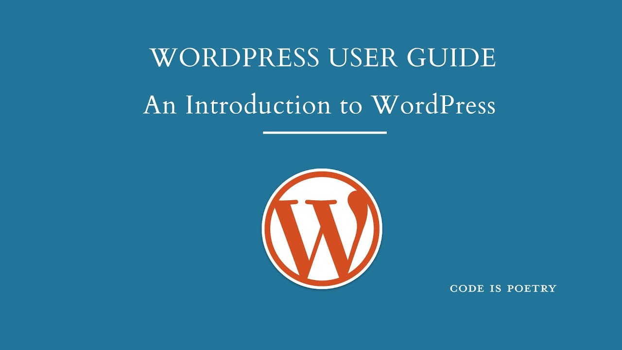 An Introduction to WordPress - YouTube