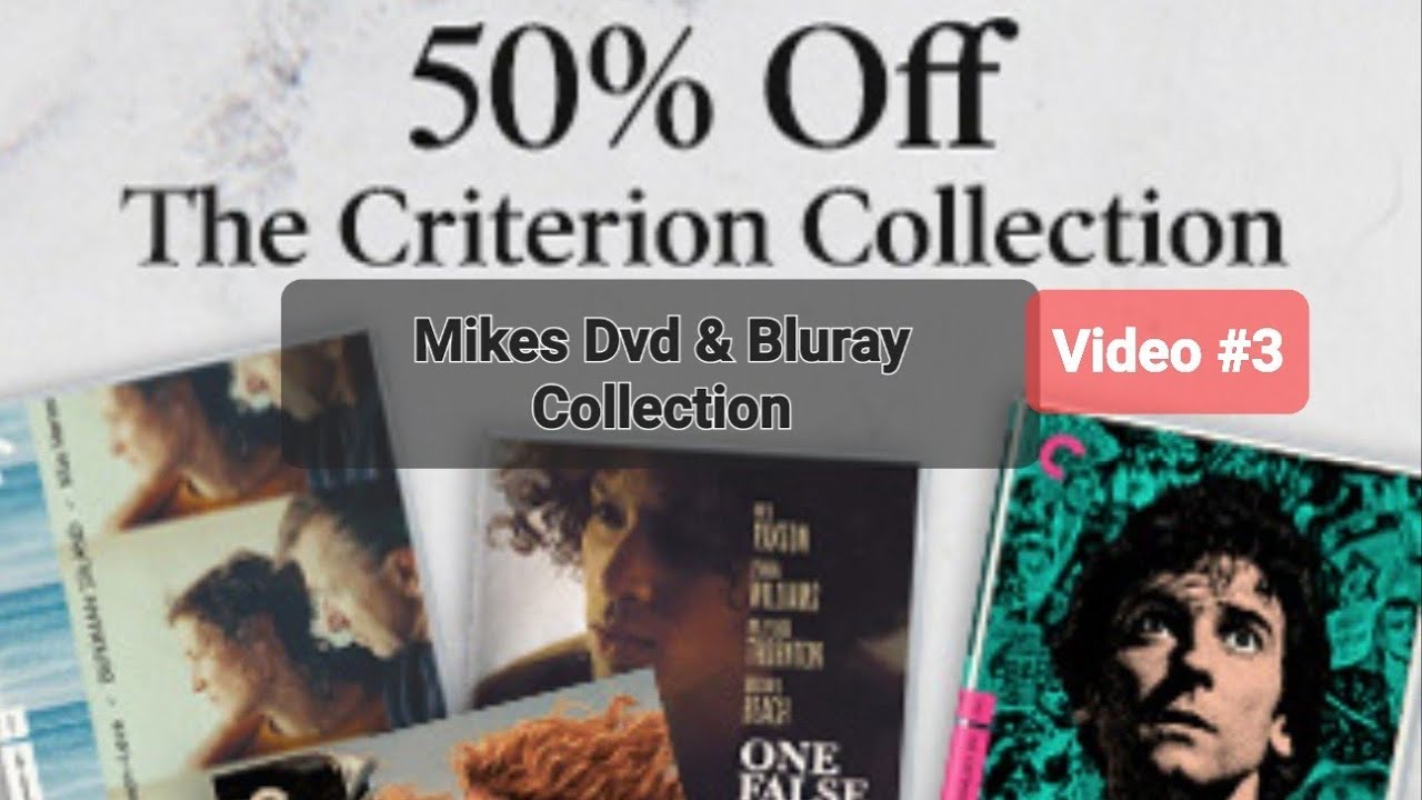 Mike's Dvd & Bluray Collection "Barnes & Noble Criterion Collection 50% ...