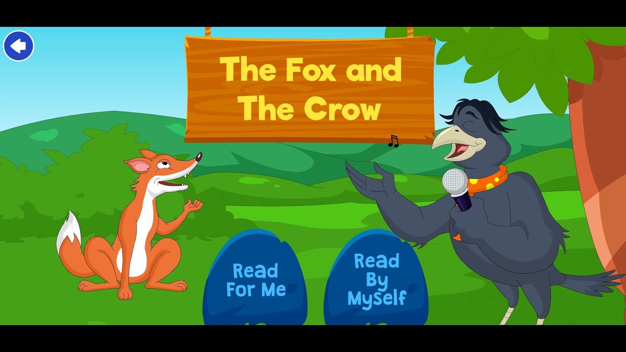 The Fox and The Crow | Short Story for Kids in English👍 - YouTube