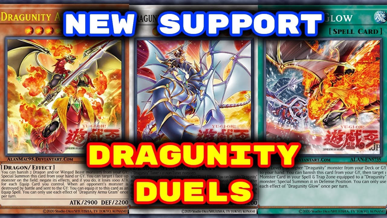 Yugioh - Dragunity Duels (New Support) (Deck Download in Description ...