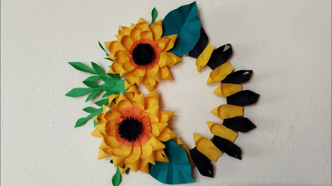 wall hanging/wall mate making/beautiful wall hanging/art and craft ...