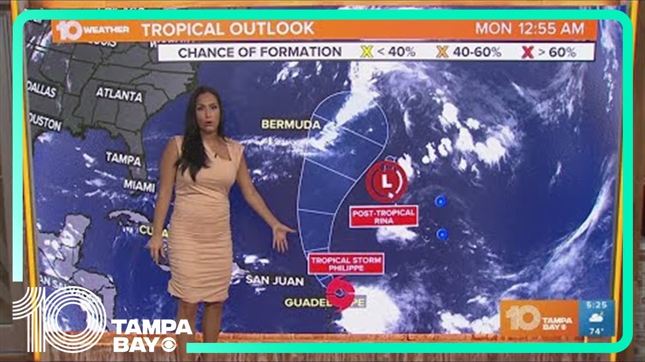 Tracking the Tropics: Tropical Storm Philippe meandering, Rina goes ...