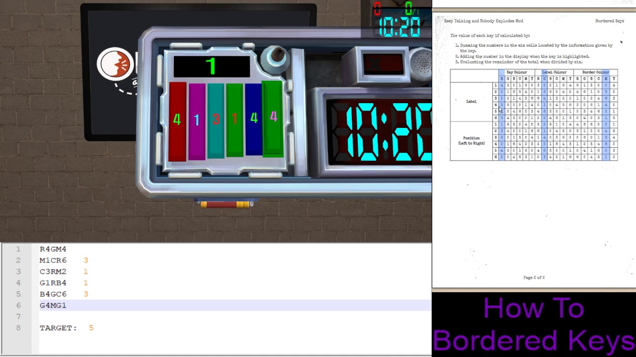 KTANE - How to - Bordered Keys - YouTube