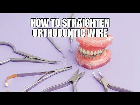 HOW TO STRAIGHTEN THE ORTHODONTIC WIRE WITH IN 5 MINUTES/ BASIC WIRE ...