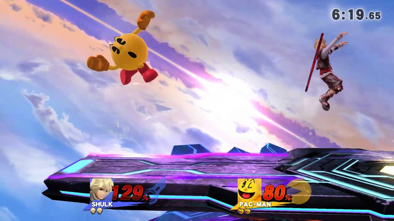 Super smash bros wii u Shulk (yo) vs Pac-Man (Naka) #1 - YouTube