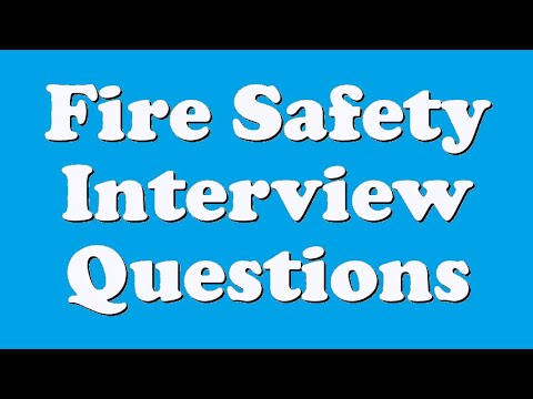 Fire Safety Interview Questions - YouTube