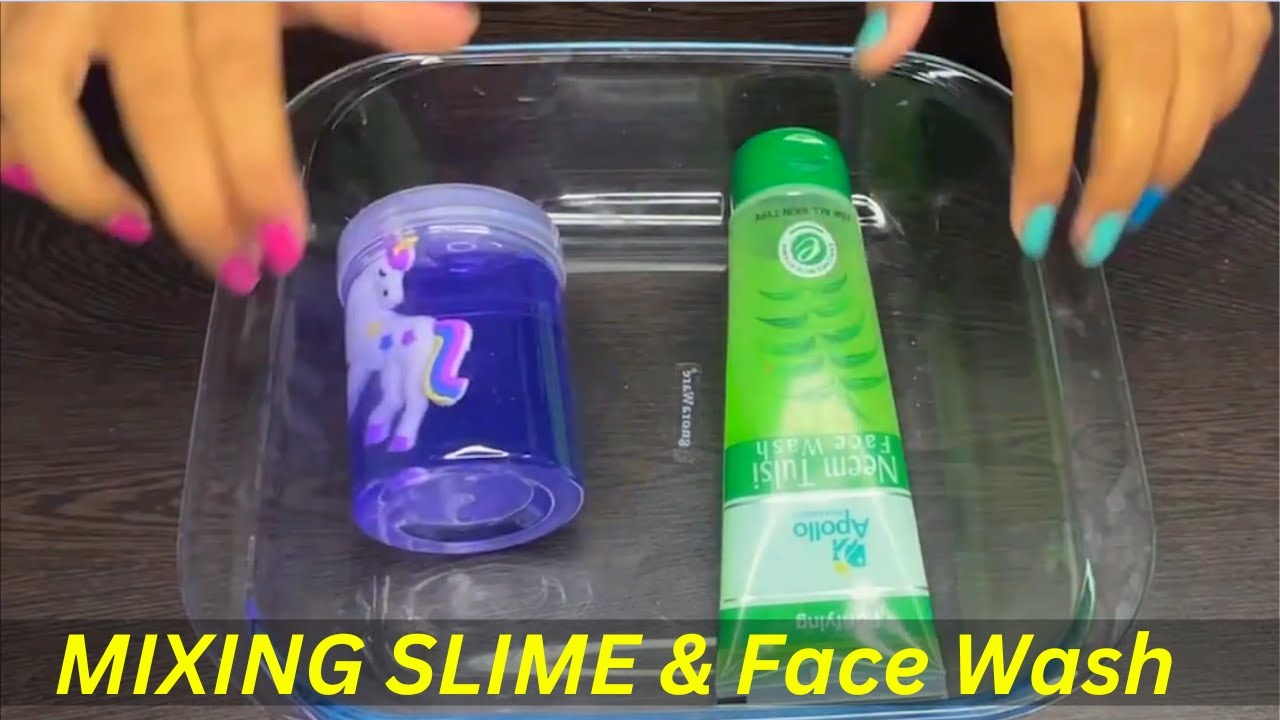 Mixing SLIME & Face Wash Together !!! WHAT WE GOT ! - YouTube