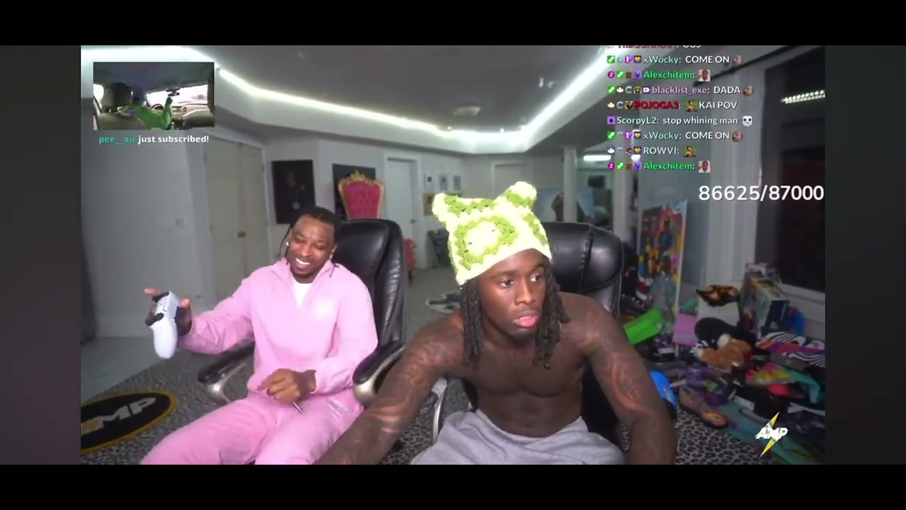 KAI CENAT RAGE QUITS MADDEN AFTER LOSING 300k BET TO 21 EDWARD SCISSORS ...
