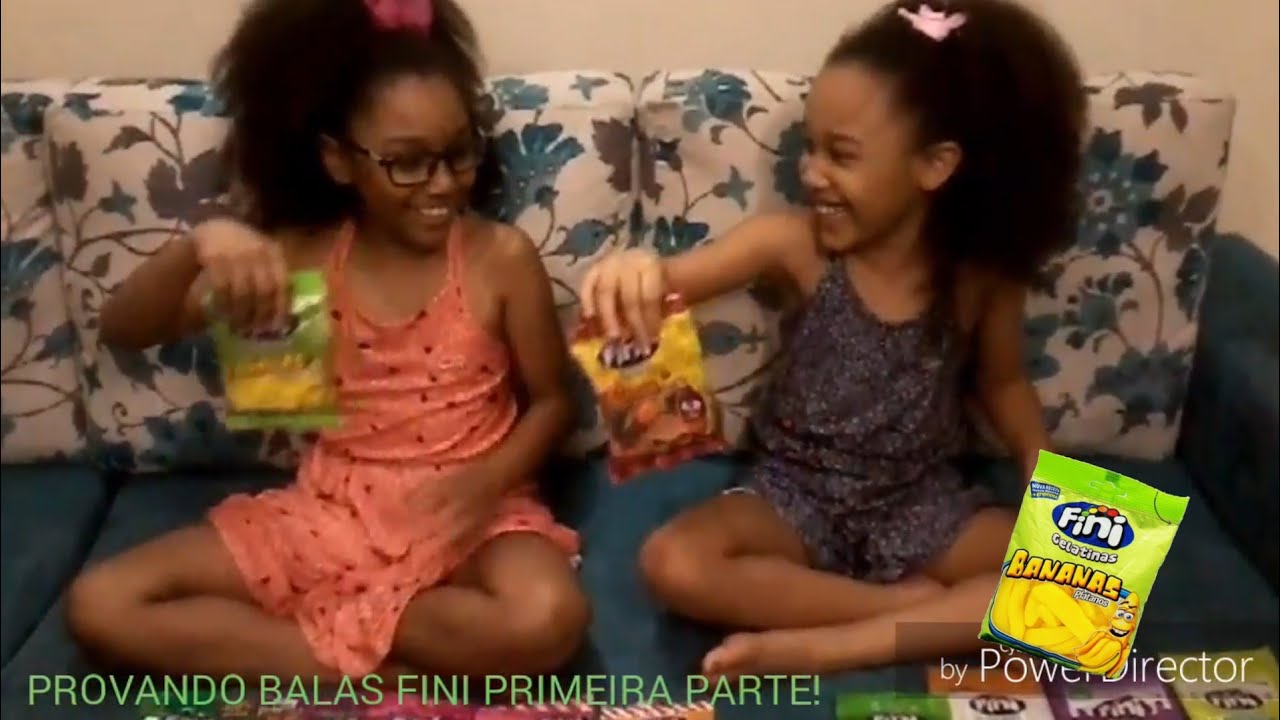 PROVANDO BALAS FINI PARTE 1 - Diário das irmãs Melissa & Cecília - YouTube