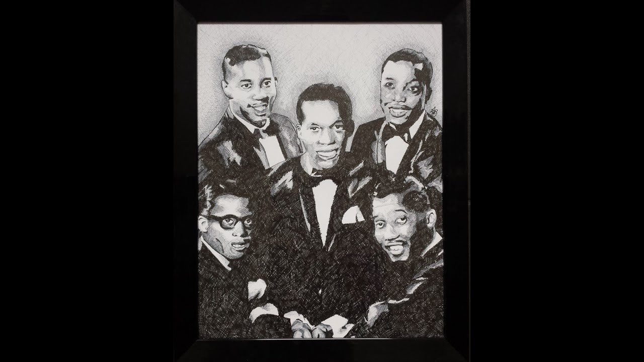 The Temptations - Get Ready (Motown) speed drawing - YouTube