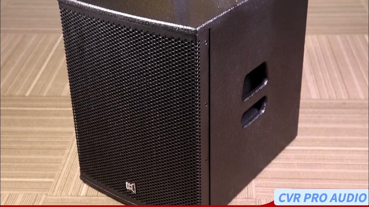 CVR AUDIO powered column line array - YouTube