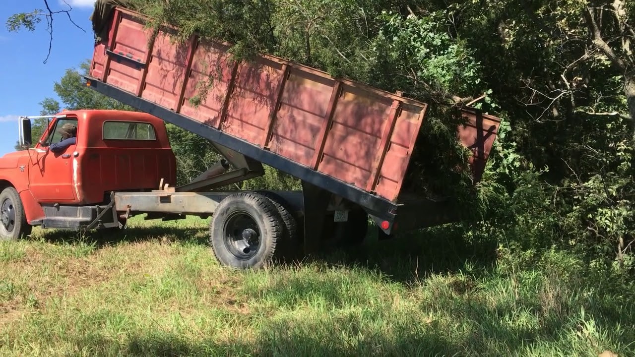 hauling brush in the c50 - YouTube