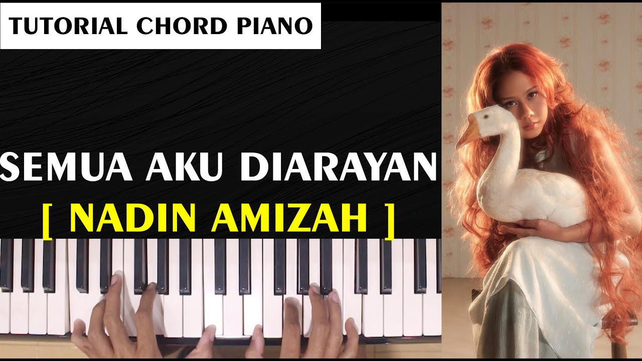 SEMUA AKU DIRAYAKAN - NADIN AMIZAH | TUTORIAL CHORD PIANO | NADA ASLI DENGAN CHORD MUDAH - YouTube