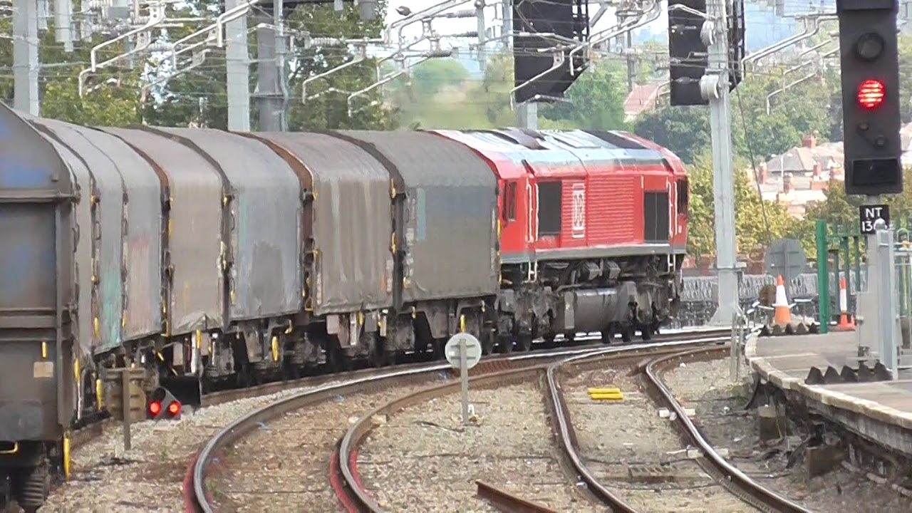 DB Cargo UK Class 66 no: 66019 @ Newport {6M41} 04/09/2019. - YouTube