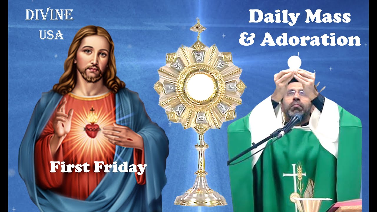 AUG 2, 2024 | HOLY MASS & ADORATION | DIVINE USA | FR . SUNIL VC - YouTube