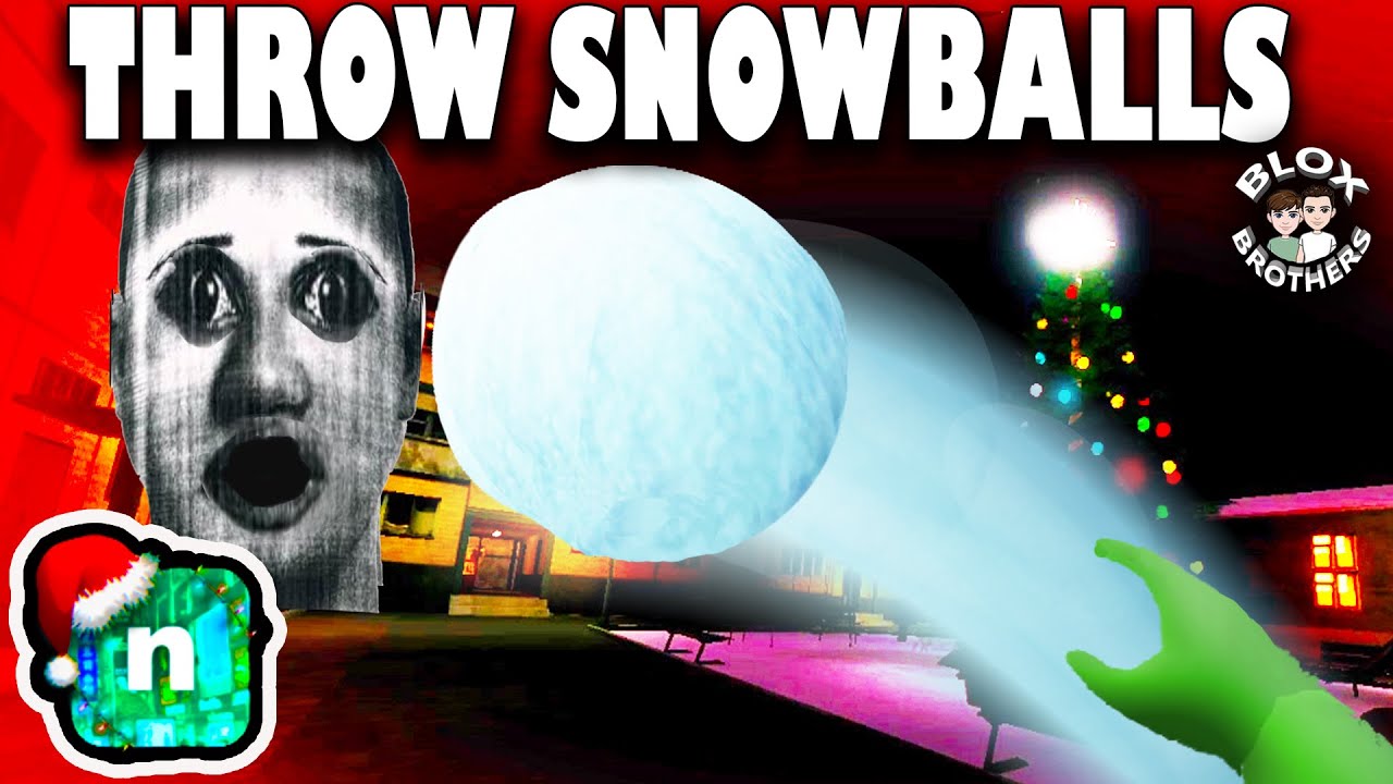 HOW TO THROW SNOWBALLS / NICO'S NEXTBOTS / Roblox - YouTube