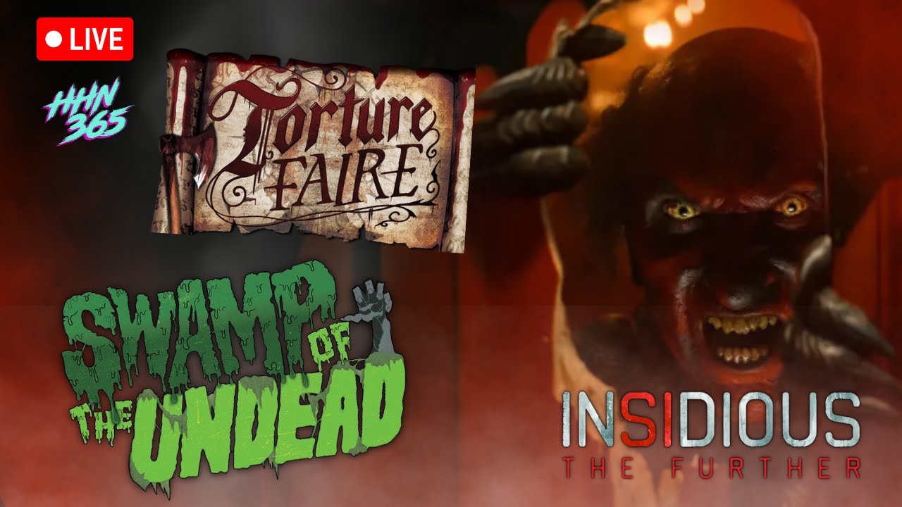 First Scarezone Announcements & Insidious | HHN 33 & 2024 | Halloween Horror Nights Livestream ...