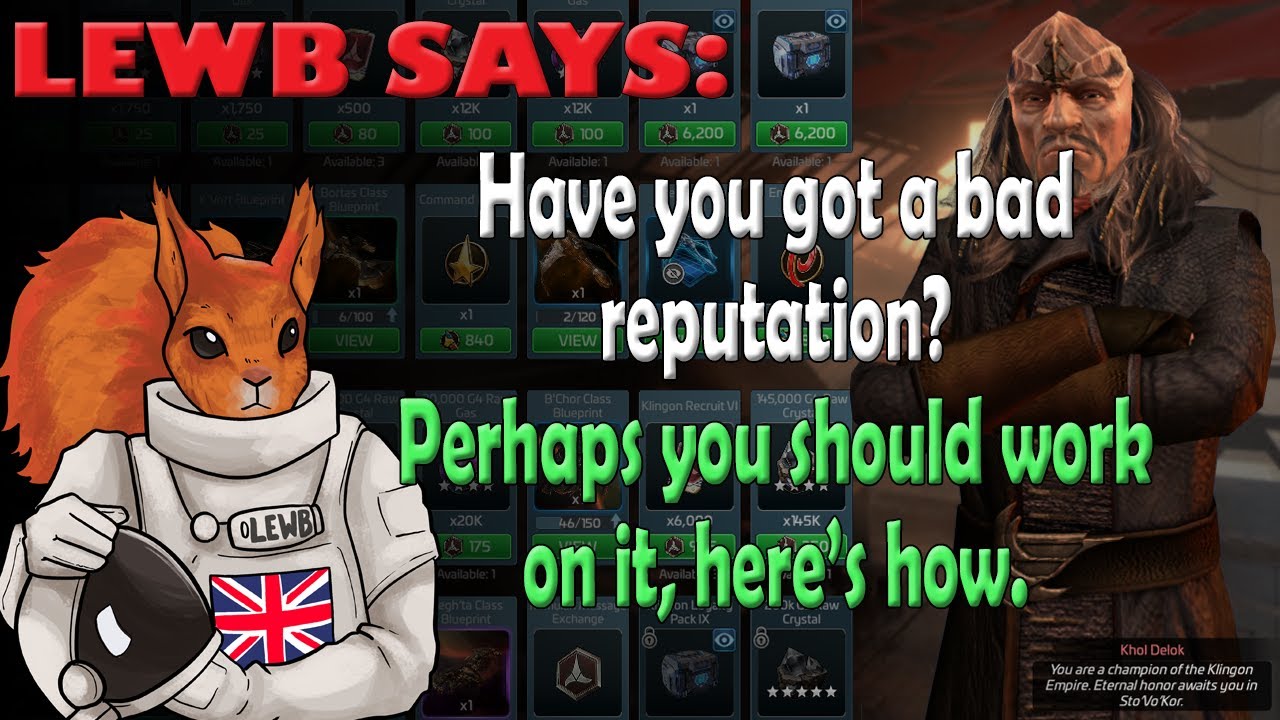 STFC - Reputation 101 - Have you got a bad reputation? Perhaps you ...