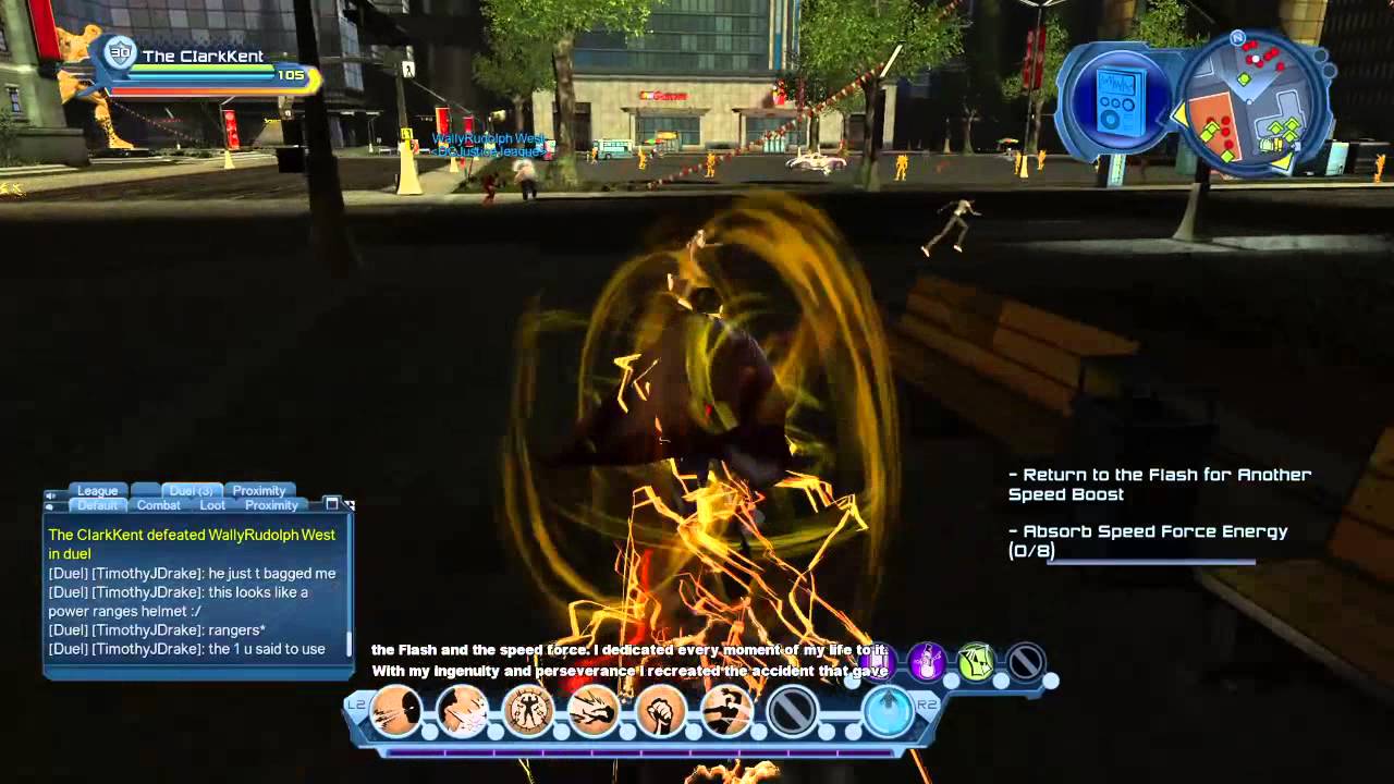 DCUO - How to call out Flash - YouTube