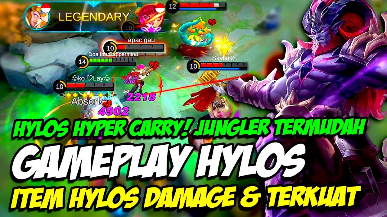 GAMEPLAY HYLOS | HYLOS HYPER CARRY! ITEM HYLOS DAMAGE & TERKUAT ...