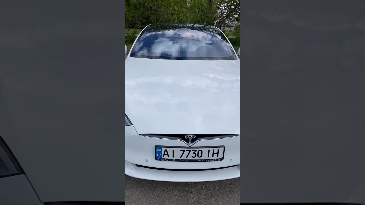 Tesla model s 2017 white queen - YouTube