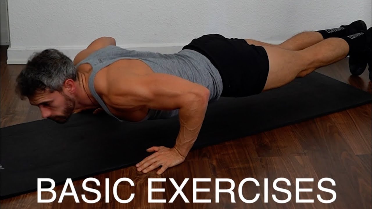 Basic Home Workout exercises - YouTube